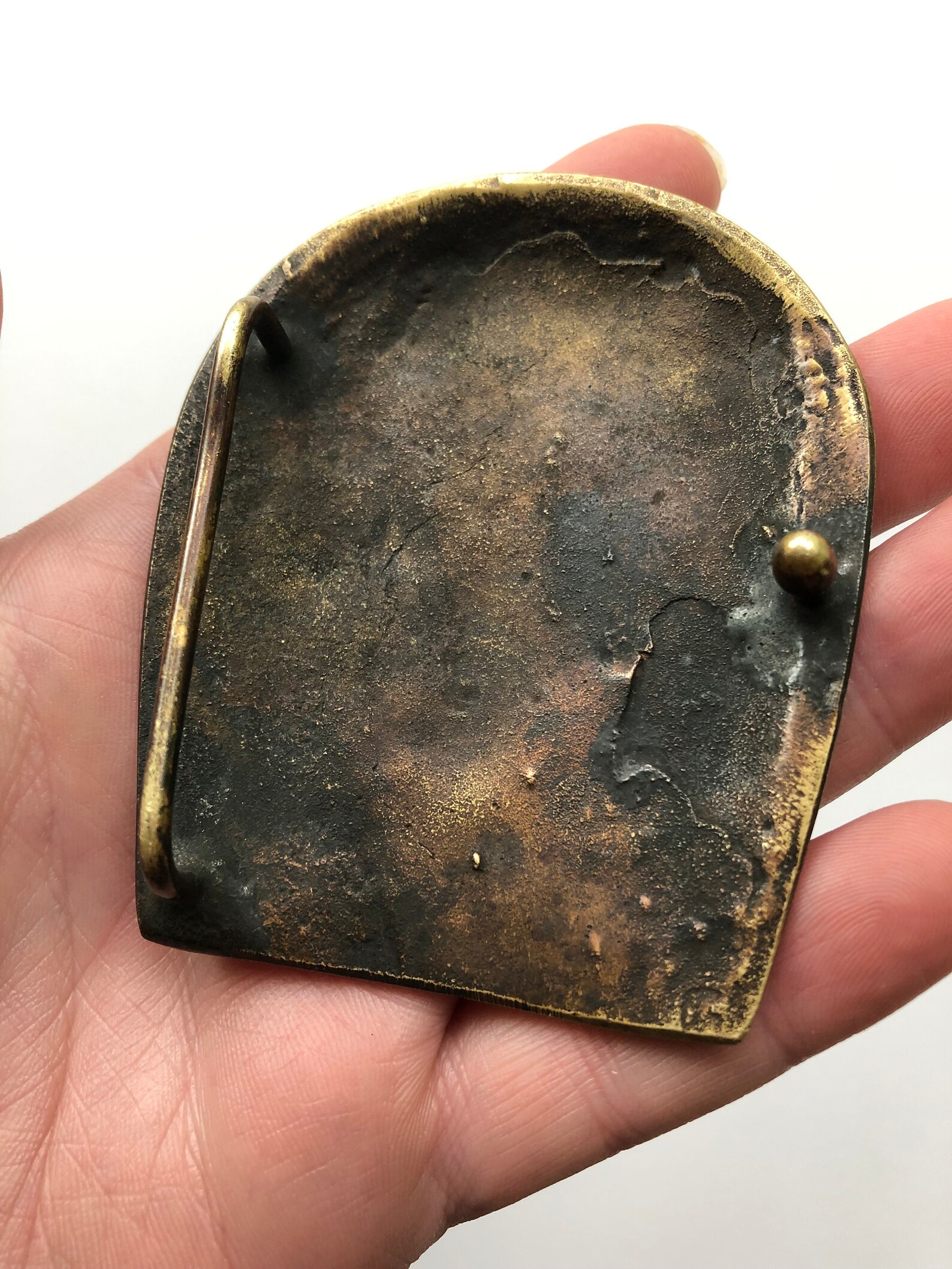 Vintage Woman's Face Belt Buckle One of a Kind Brass | Etsy