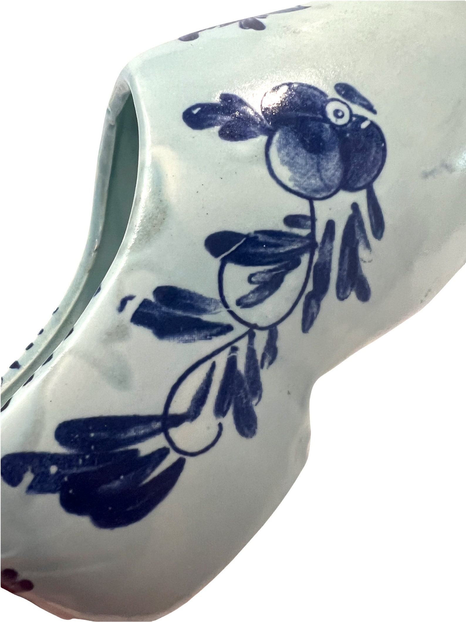 Vintage Dutch Clog Planter, Hand-painted Floral Ceramic, Holland Decor ...
