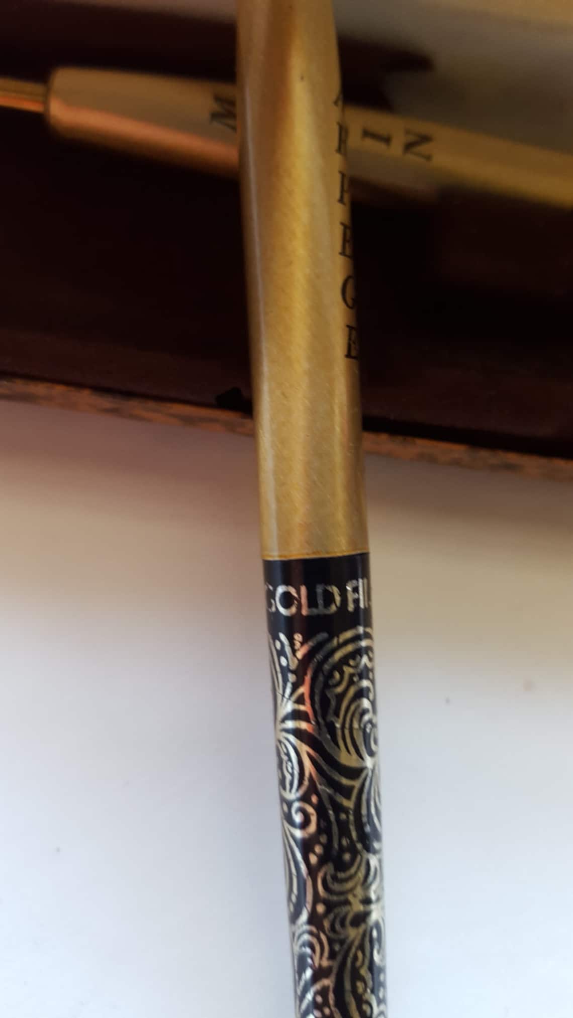 Vintage Gold and Black Pen Set of Two Perfumed Scented Pens 14 | Etsy