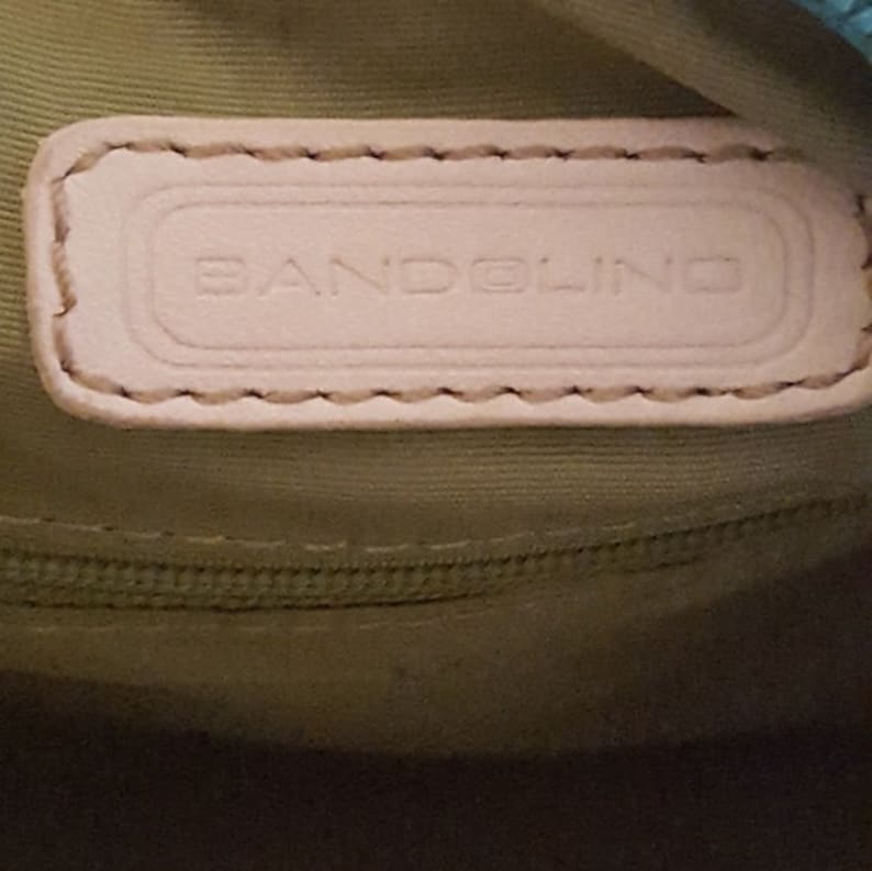 Bandolino Shoulder Blue and Green Italian Bag Great Condition - Etsy