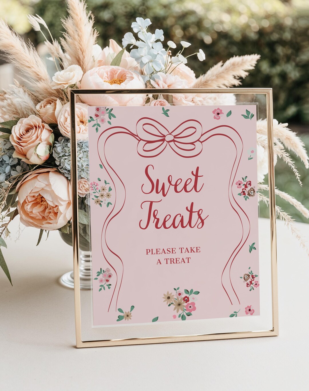 Sweet Treats Sign Printable | Sweetheart Birthday Party Sign | Dessert ...