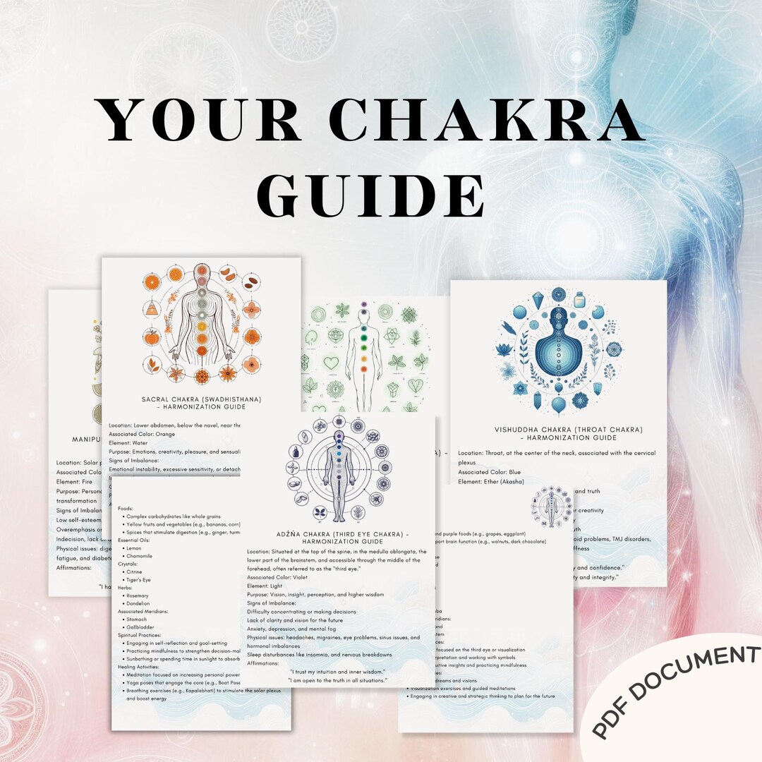 Chakra Guide Understand Release and Balance Energy Spiritual Harmony ...