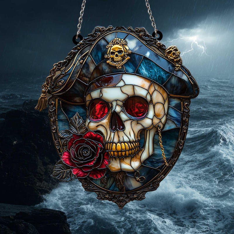 Skull With Red Eyes - Etsy