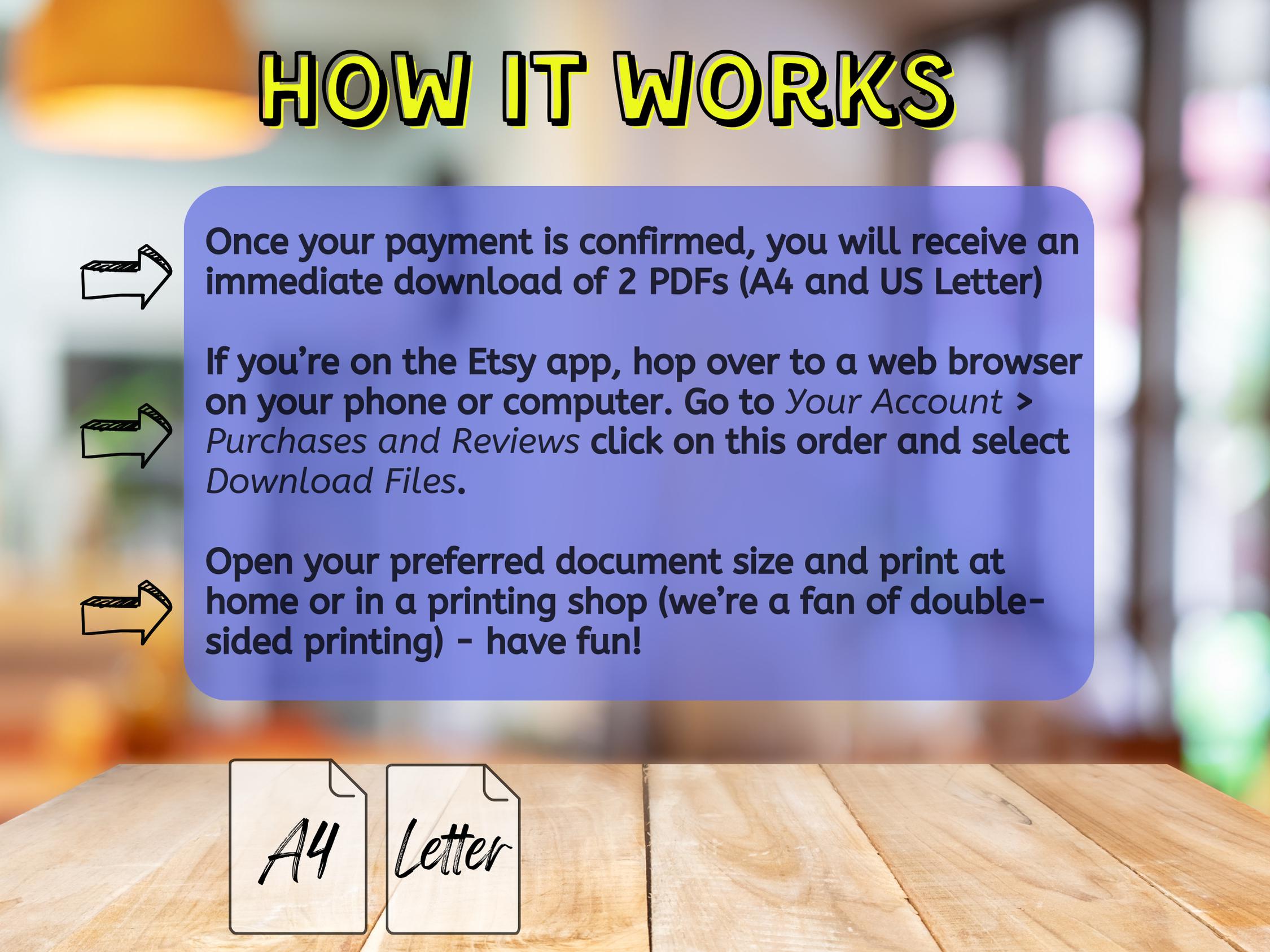 Kids Activity Placemat | Fun Printable One-pager for Restaurants ...