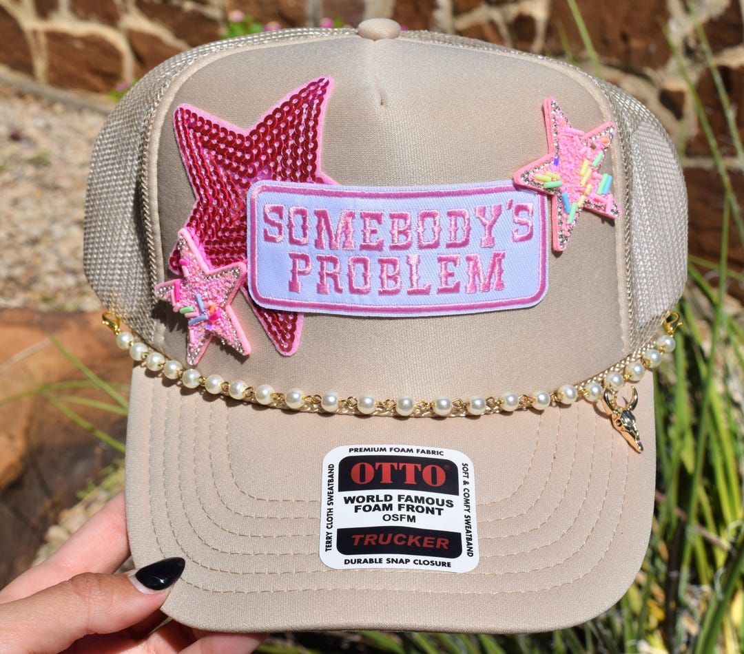 Somebody's Problem Custom Trucker Hat - Etsy