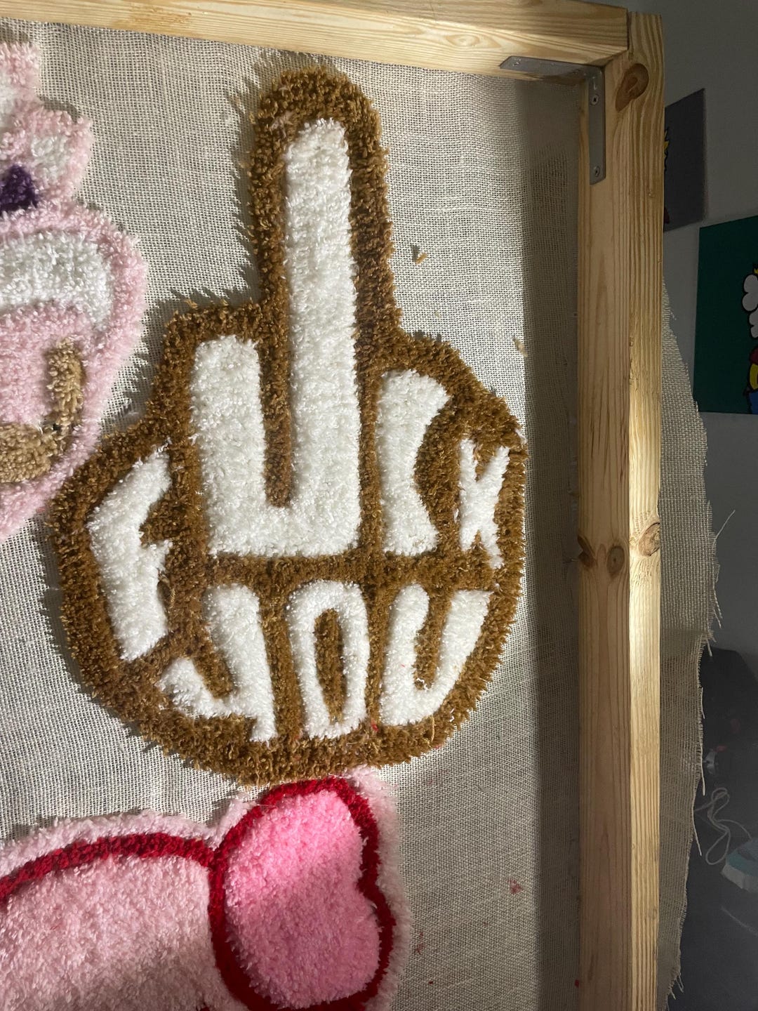 Custom Middle Finger Rug - Etsy