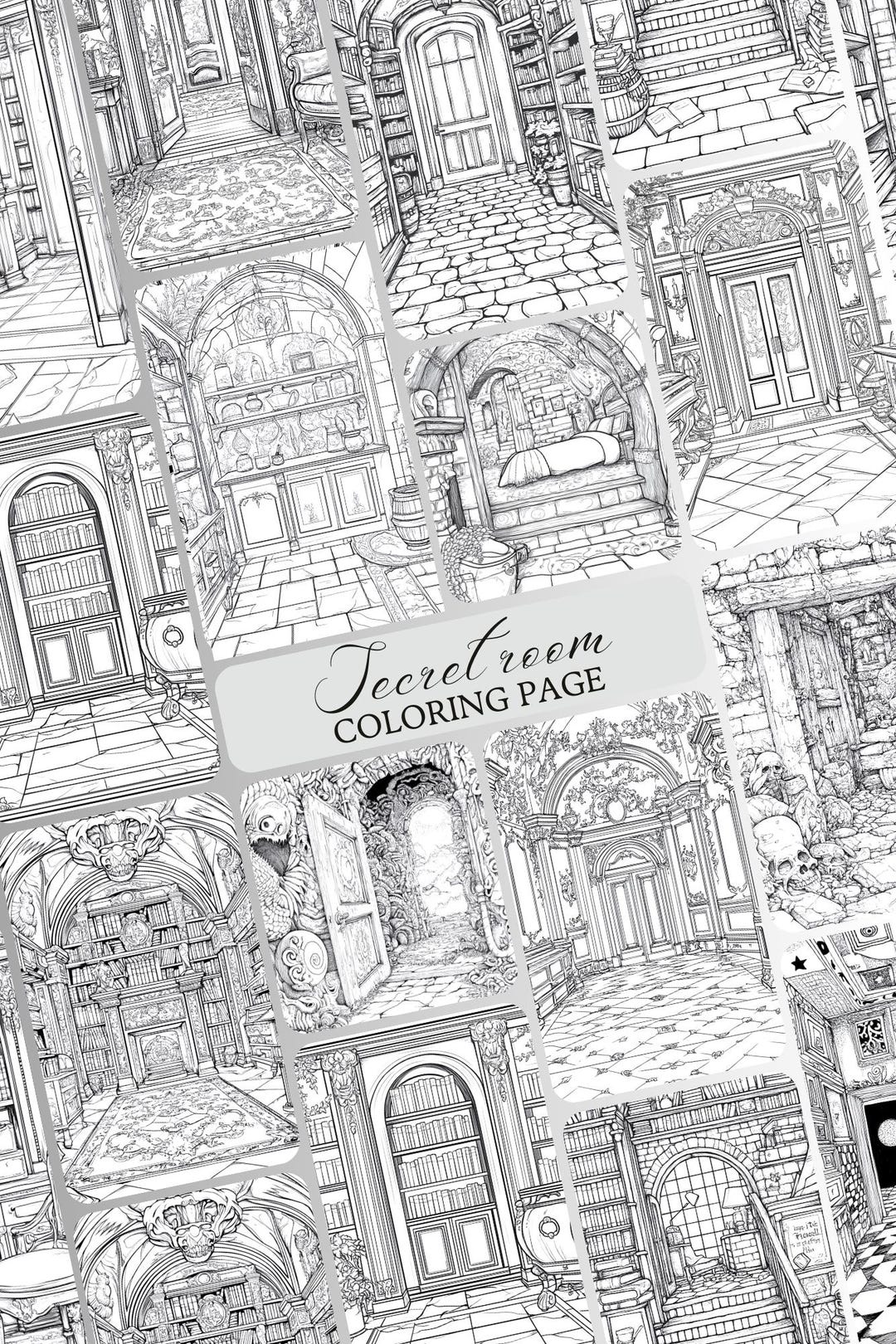 Coloring Page With Mystical Motives, Coloring Pages, Coloring Book ...