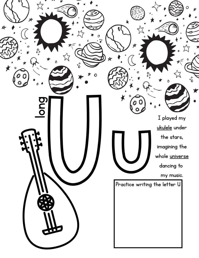 Alphabet Coloring Book: Letters and Letter Sounds PDF (educator Created ...