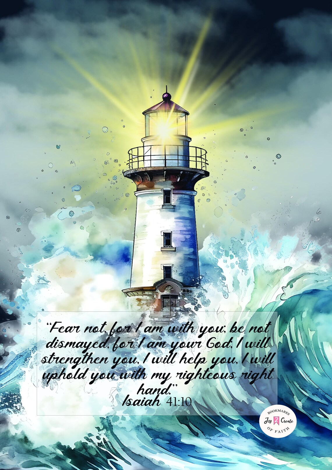 Storm Poster I Christian Gift I A3 Poster - Etsy