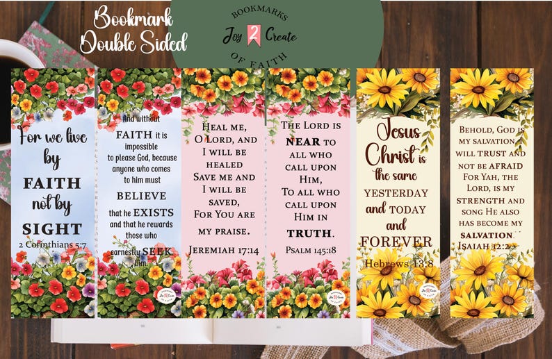 Faith, Trust, Healing Bookmarks I Bible Verses I Pack of 10 ! - Etsy
