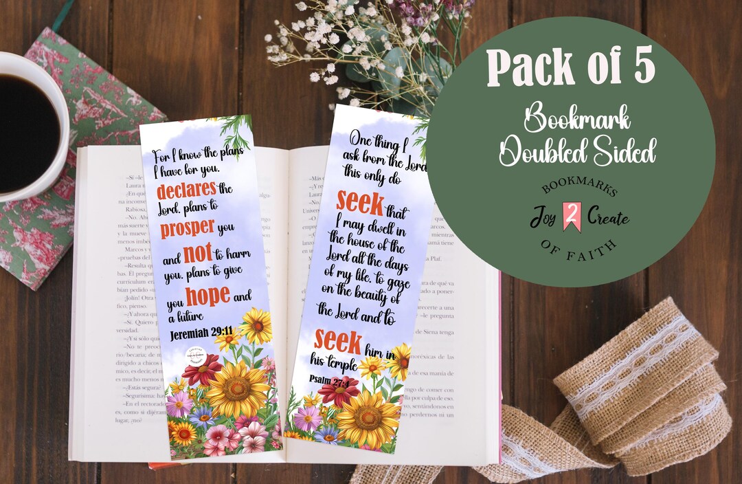 Encouragement Bookmarks I Scriptures I Bible Gifts - Etsy