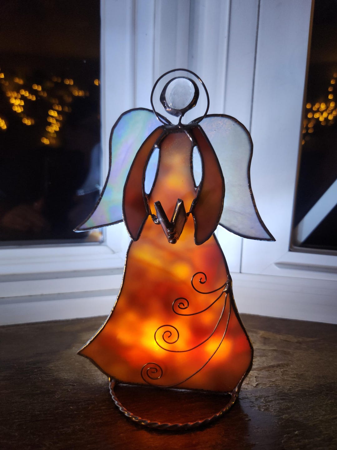 Angel Stained Glass, Christmas, Holiday Decor, 3d, Unique, Gift, Hymnal ...