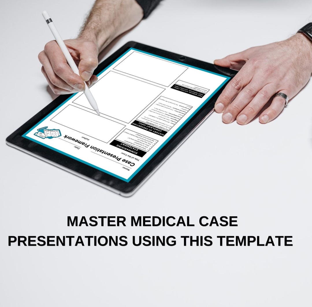 Medical Student Case Presentation Template - Etsy