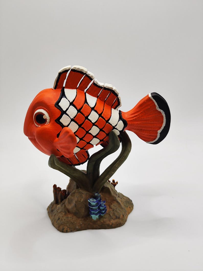 Nemo With Stand / Articulating Nemo / Home Decor / A Playful, Poseable ...