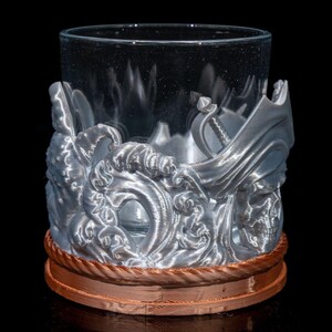 Buccaneer Glass Cover (set of 4) – Customizable Pirate-themed 3D ...