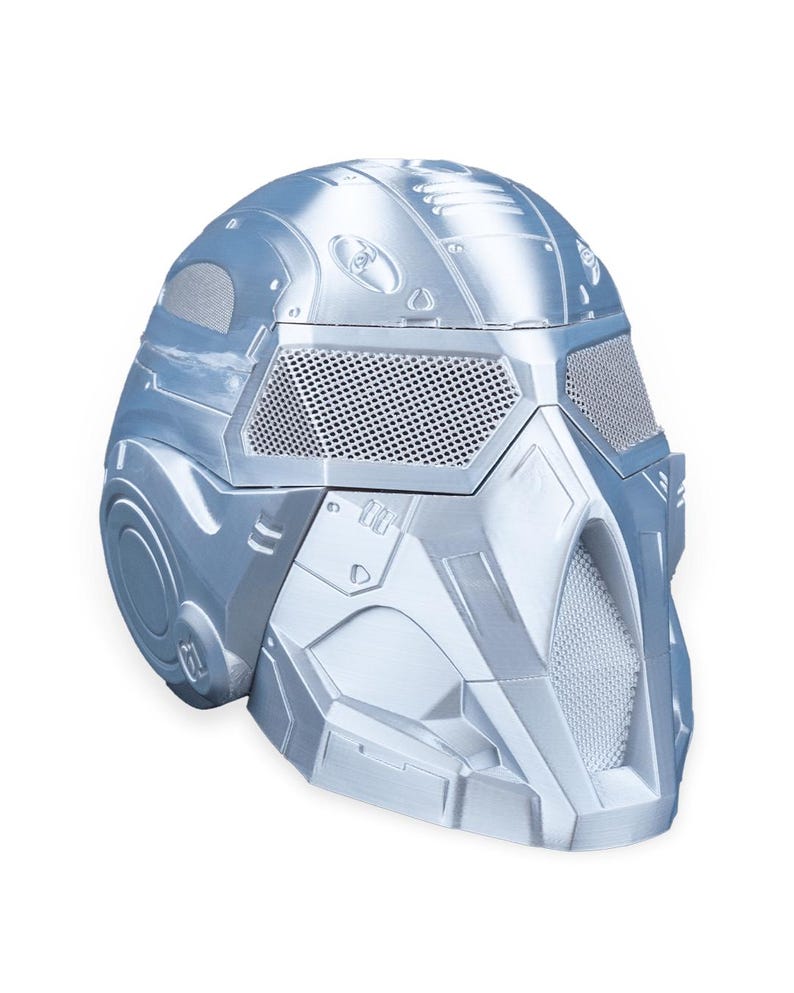 3D Printed Phantom Protocol Helmet – Full Head Cosplay Armor Prop - Etsy
