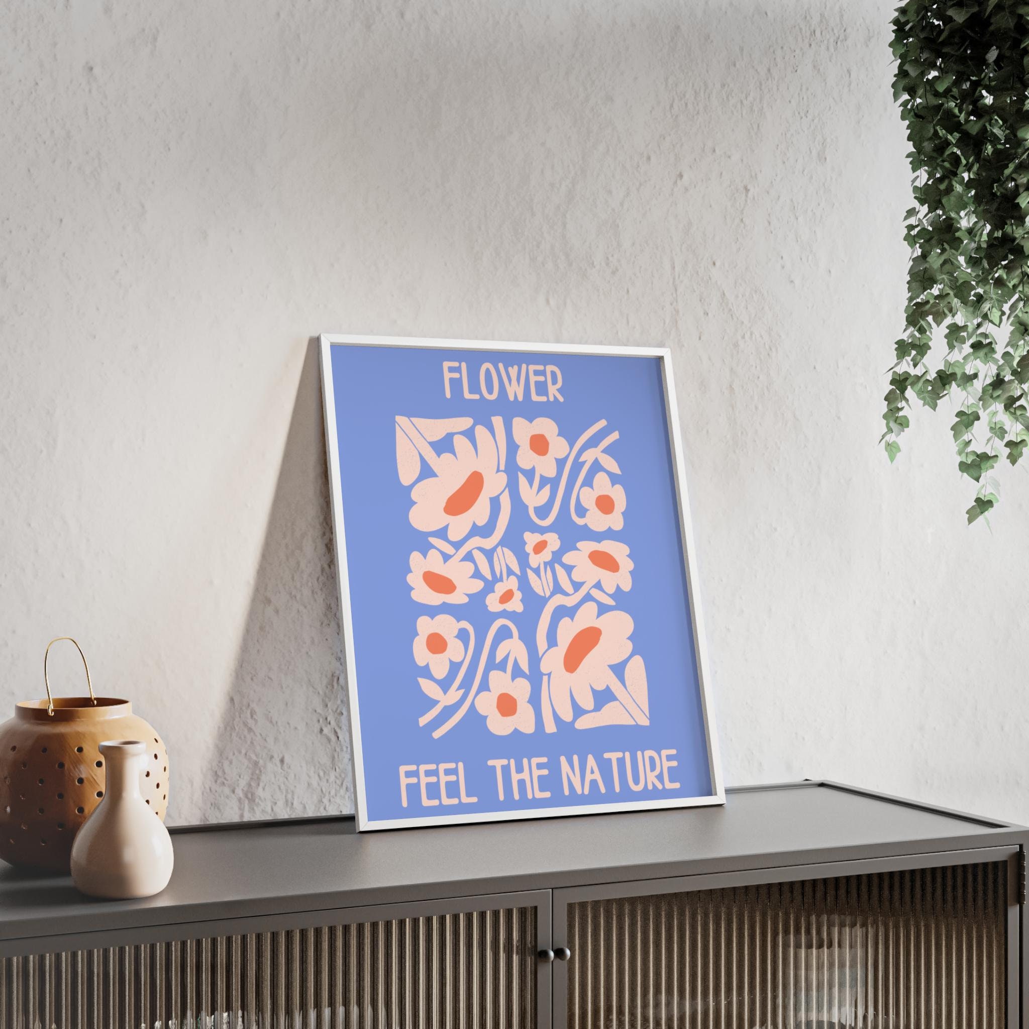 Retro Flower Art Print Digital Download Poster - Etsy