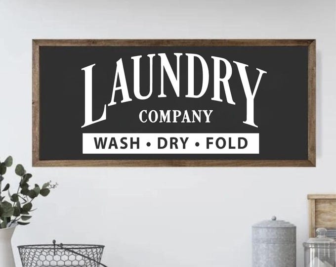 Laundry Room Sign Png, Laundry Co. Svg, Wash Dry Fold Sign, Mud Room ...
