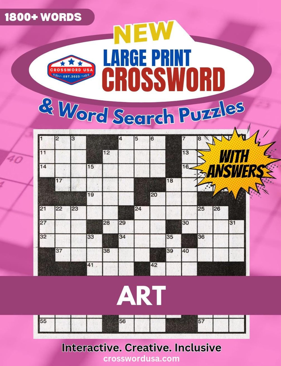 Brain-busting Art Crosswords: 78 Large-print Puzzles That'll Make You ...