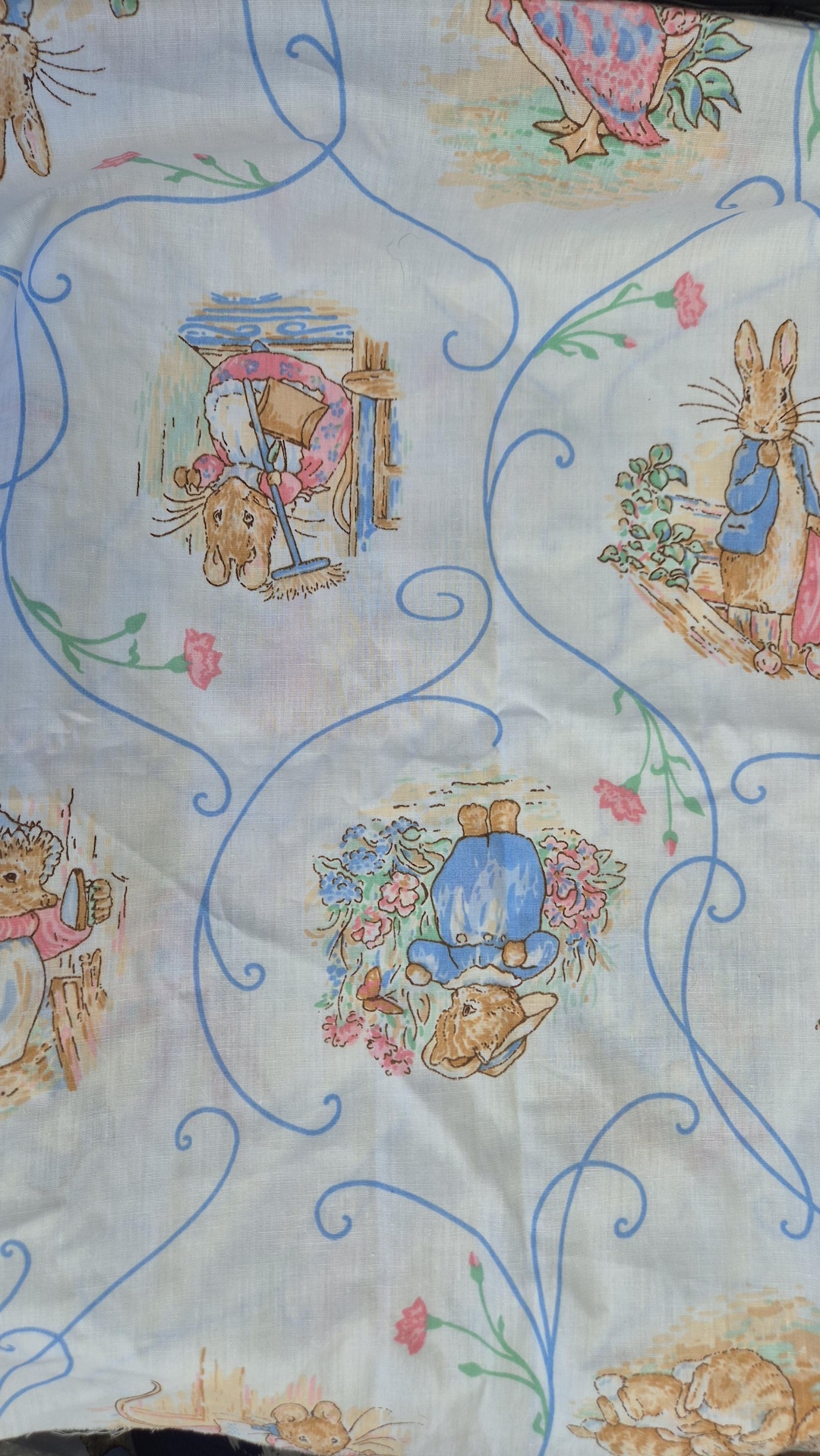 Vintage Beatrix Potter Fabric 1 Yard - Etsy
