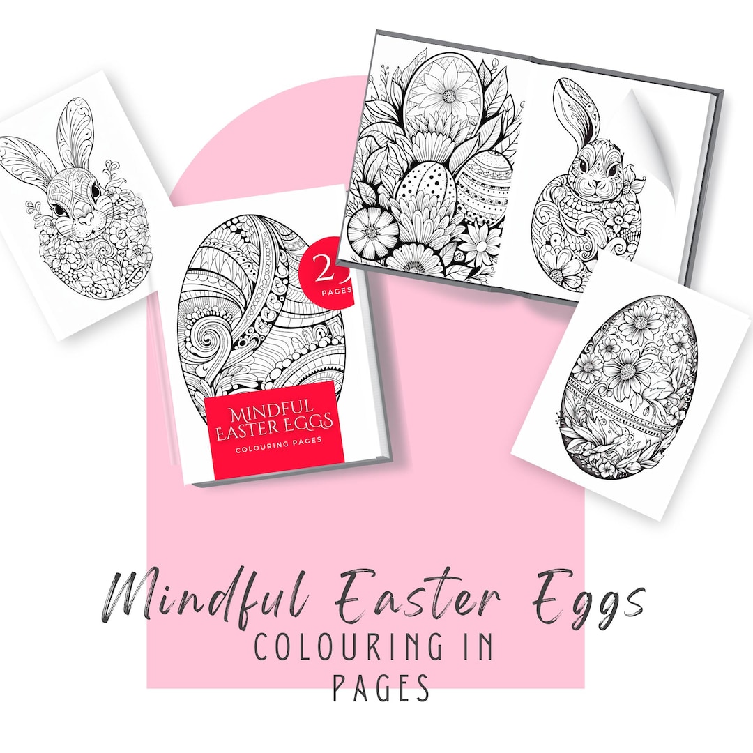 Printable Easter Egg Coloring Book | Easter Coloring Pages for Kids ...