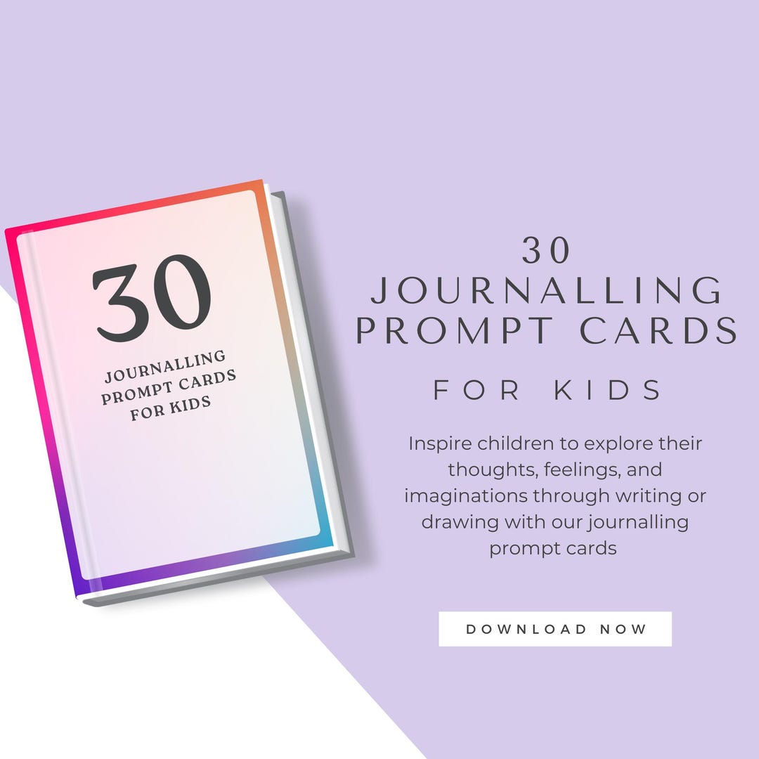 Journaling Prompt Cards for Kids | Children's Creative Writing ...