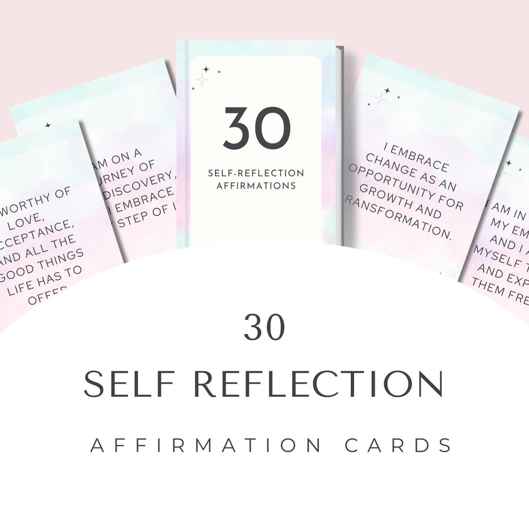 Self Care Affirmation Cards Printable | Vision Board Manifestation ...