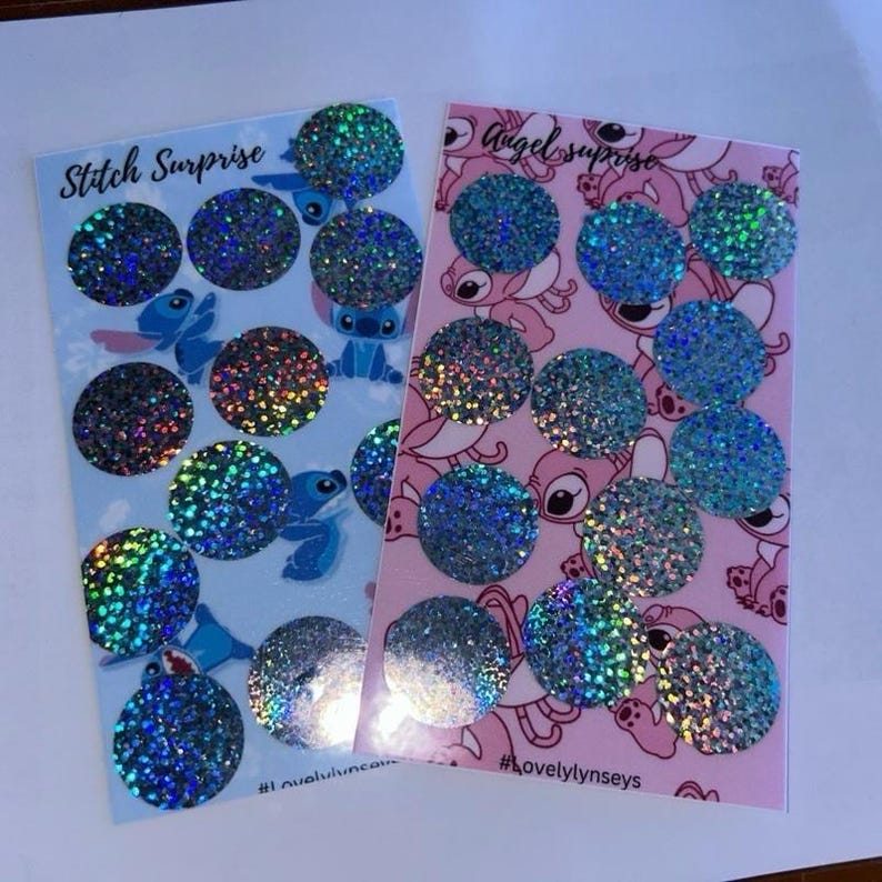 Stitch & Angel Scratch to Save - Etsy