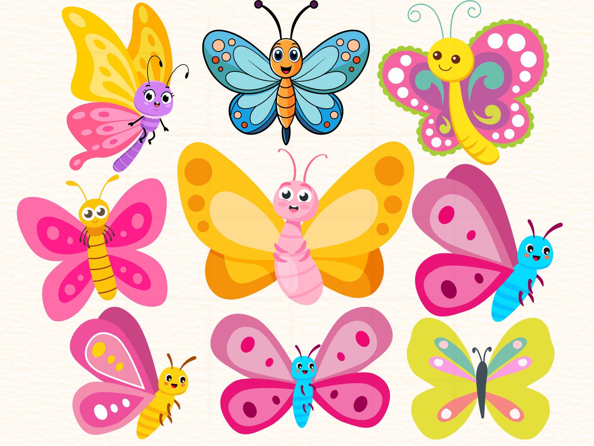 Cute Butterfly SVG/ Butterfly Bundle/ Digital Download/butterfly ...