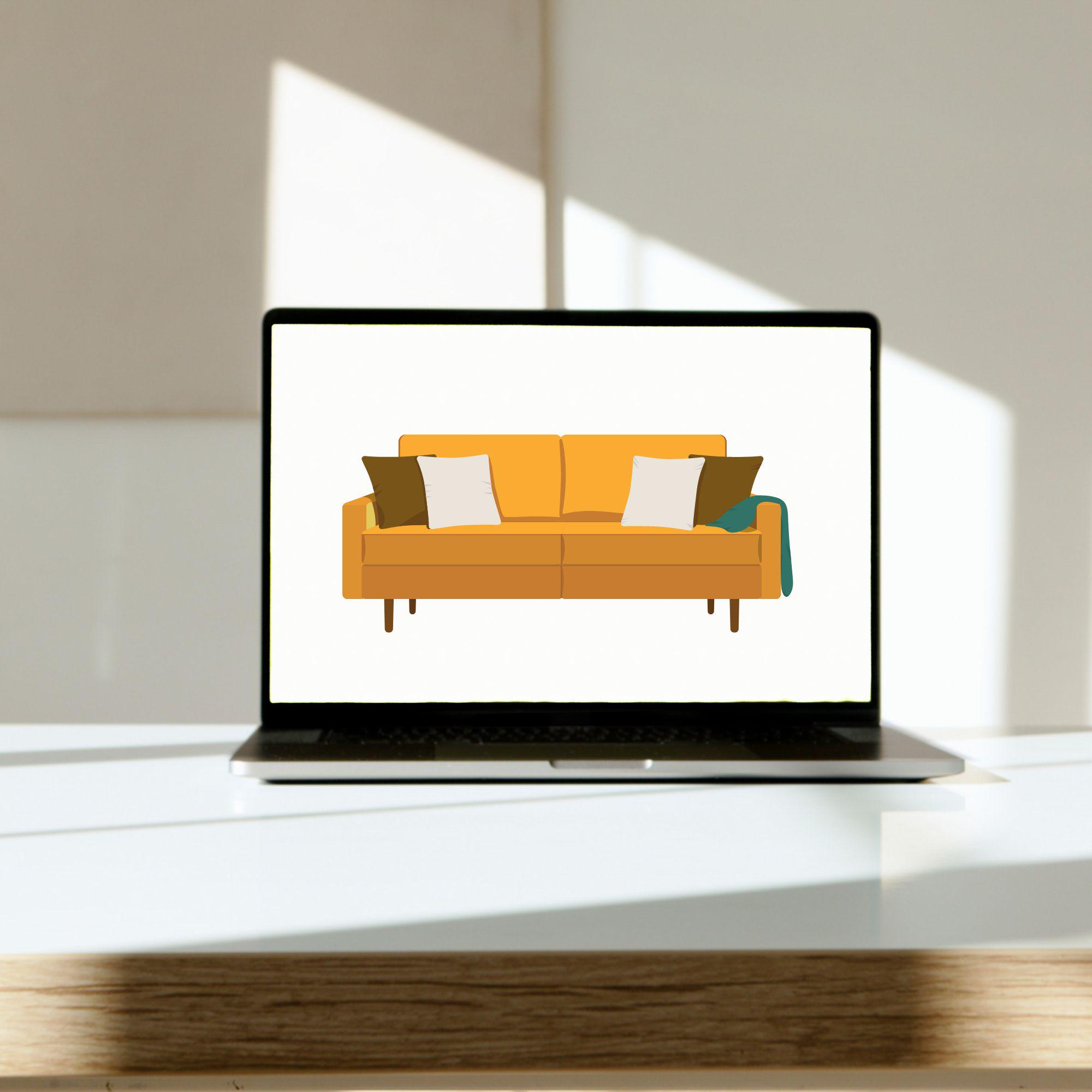 Couch Sofa SVG/ Clip Art Cut File Silhouette/ Furniture Svg/ Home ...