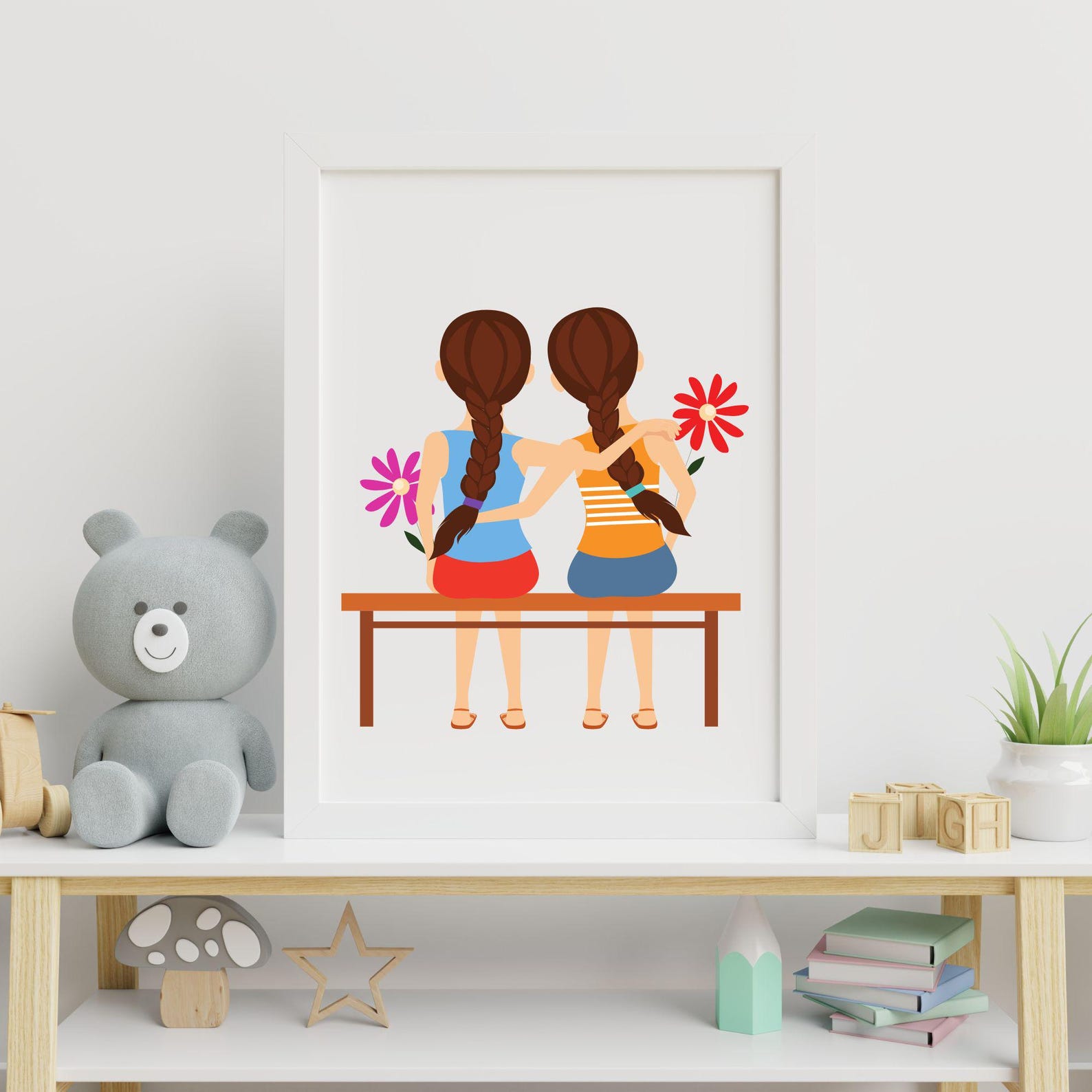 Bestie Clipart/ Best Friends Forever Clipart/ Soul Sisters Clipart ...