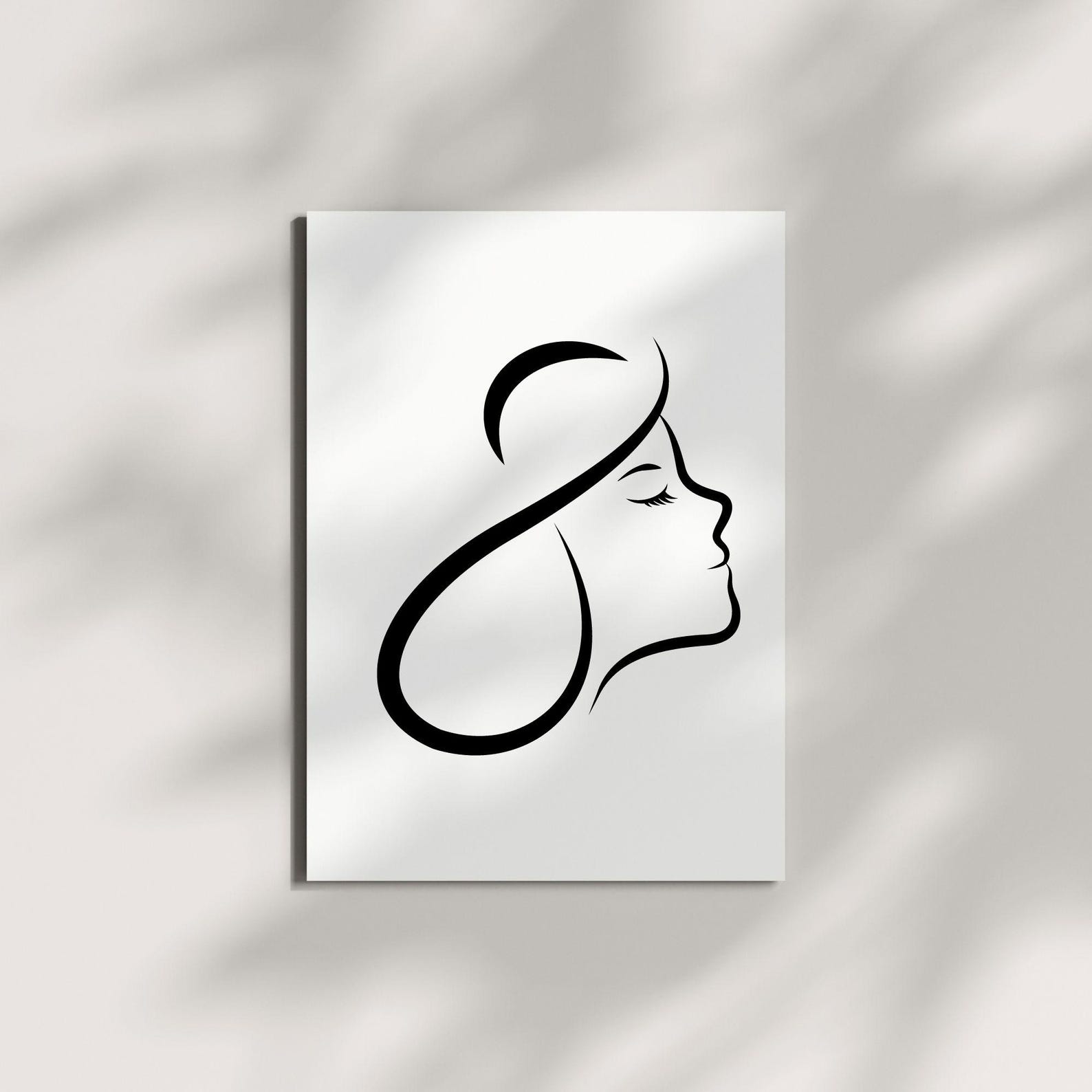Line Art Svg Bundle/ Minimal Svg/ Line Art Woman/ Minimalistic Svg ...