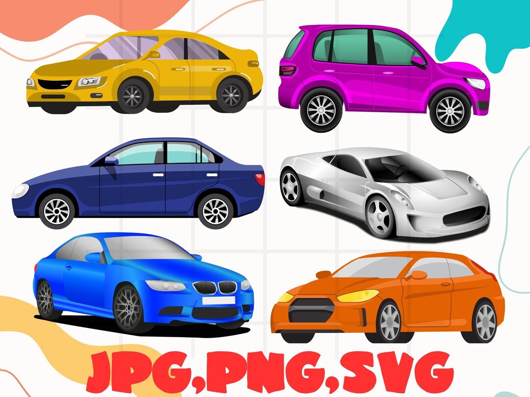 Transport SVG Clipart/ INSTANT DOWNLOAD/ Vehicles - Car/transport ...
