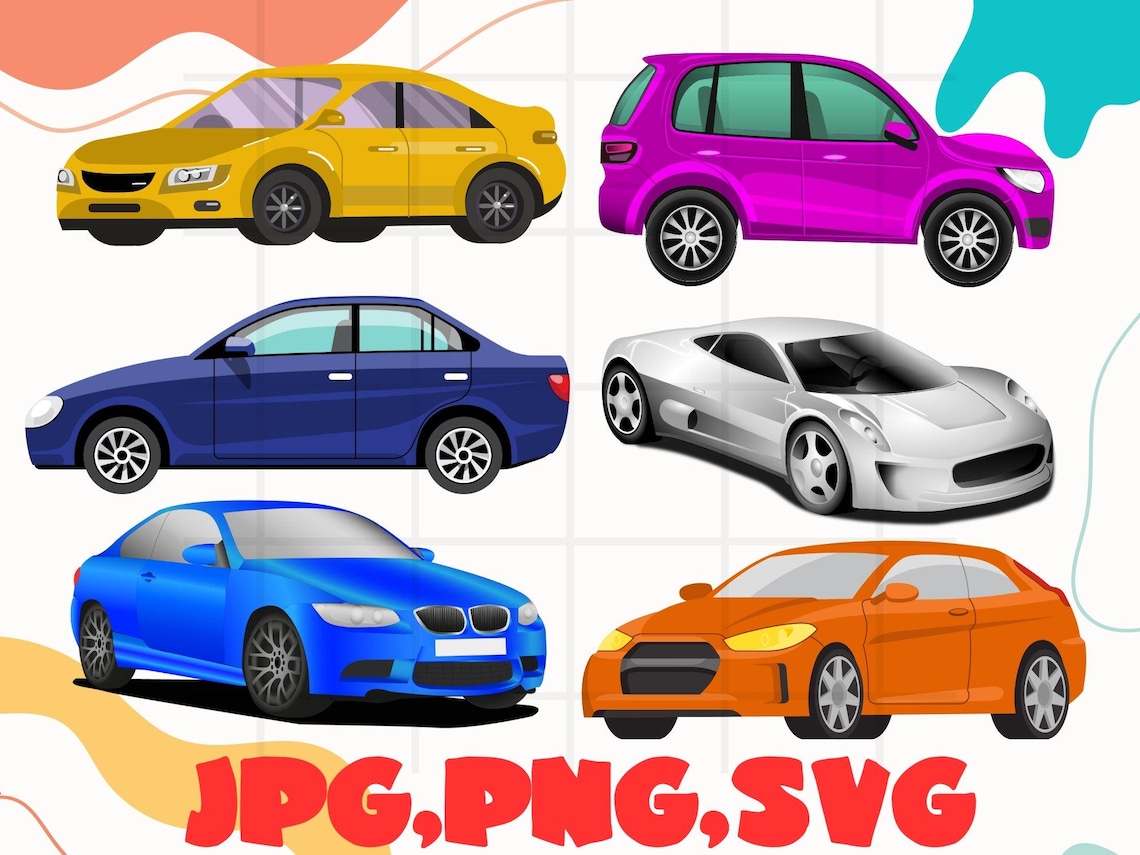 Transport SVG Clipart/ INSTANT DOWNLOAD/ Vehicles - Car/transport ...