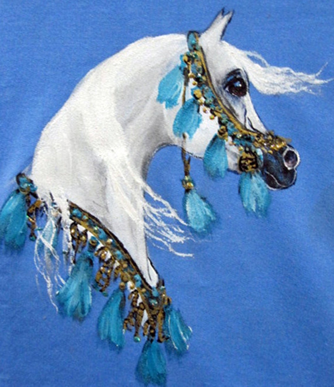 Nancy Art Hand Painted Sweat Shirt in All Sizes Arabian Custume - Etsy