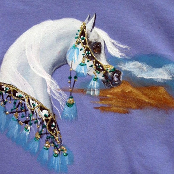 Nancy Art Hand Painted Sweat Shirt in All Sizes Arabian Custume - Etsy