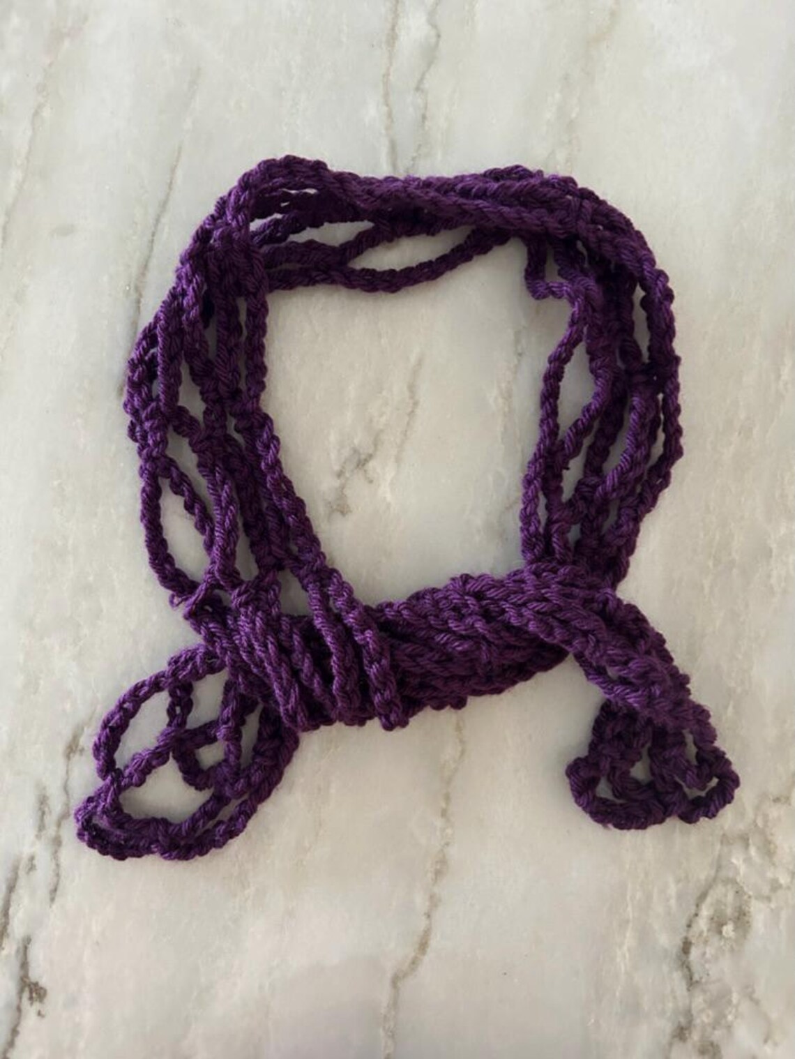 Handmade Mesh Crochet Headband - Etsy