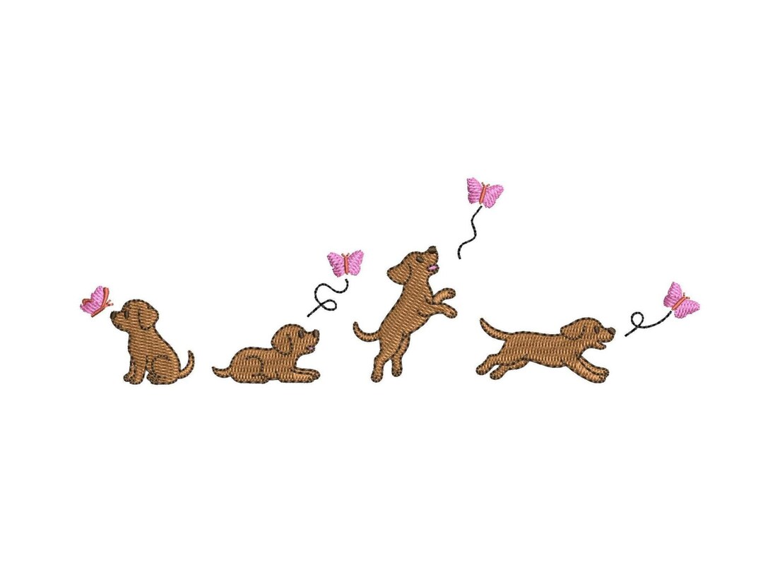 Chocolate Lab Embroidery Pes Dst Exp Hus Inb Jef Sew Vp3 Puppy Machine ...