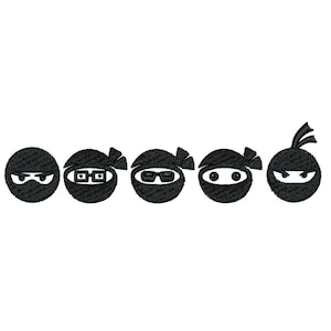 Ninja Embroidery Design, Martial Art Embroidery, Ninja Embroidery ...
