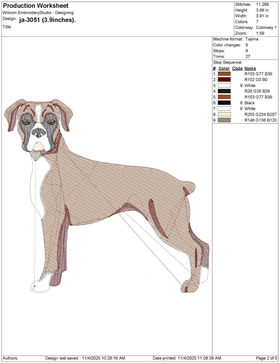 Boxer Embroidery Pes Dst Exp Hus Jef Vp3 Bullenbeisser Dog Machine ...