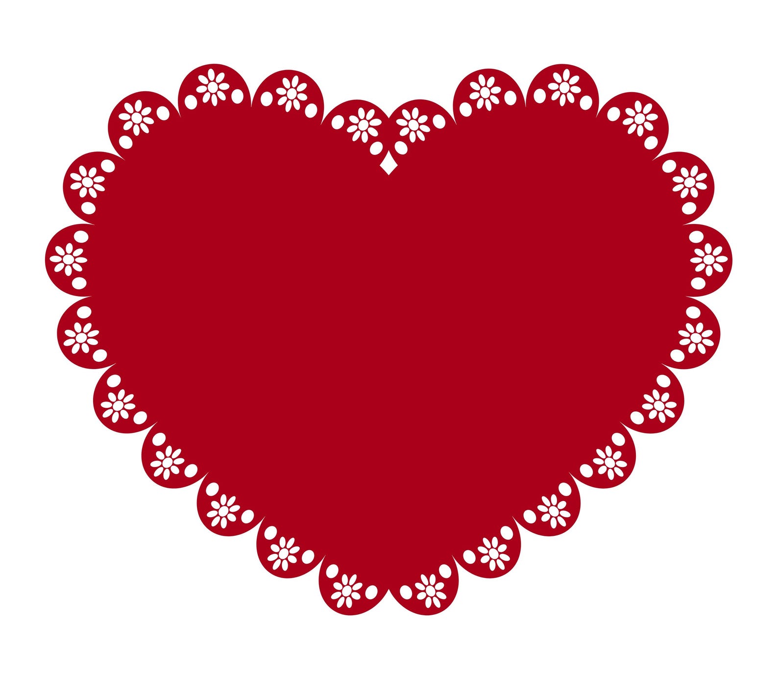 Coquette Heart Shape Embroidery Design 6 Sizes, Valentine Embroidery ...