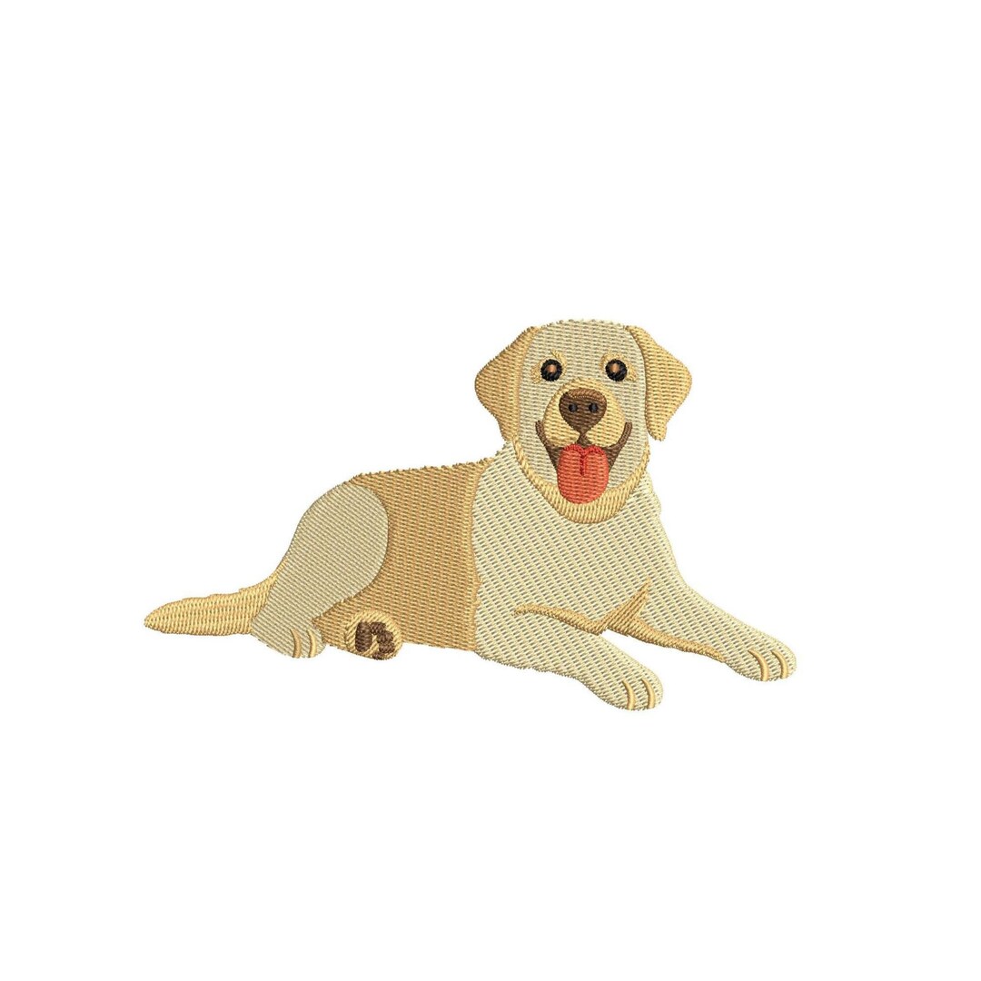 Labrador Retriever Dog Embroidery Design 6 Sizes (digital Downloads ...