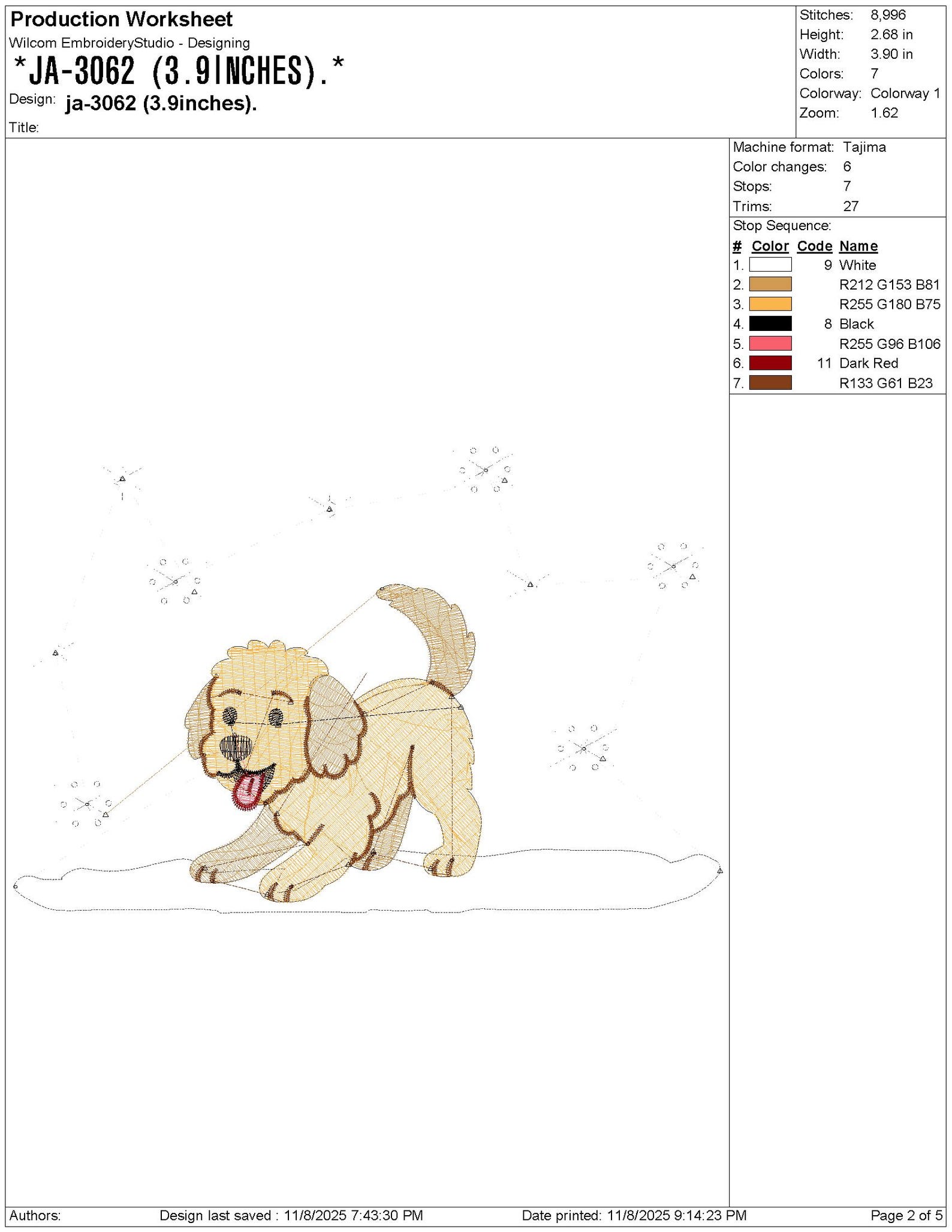 Goldendoodle Christmas Embroidery Pes Dst Exp Hus Jef Vp3 Holiday Dog ...
