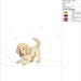 Goldendoodle Christmas Embroidery Pes Dst Exp Hus Jef Vp3 Holiday Dog ...