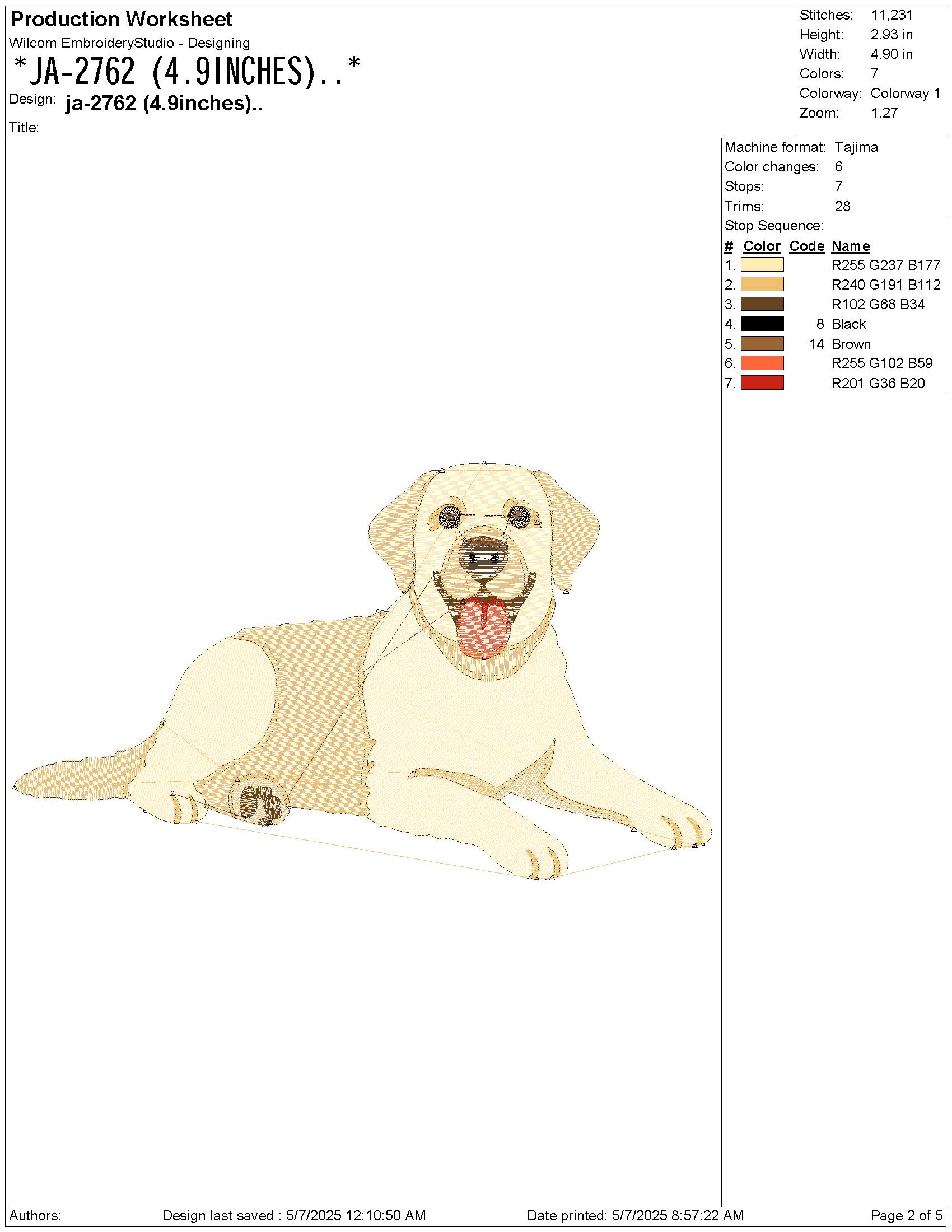 Labrador Retriever Dog Embroidery Design 6 Sizes (digital Downloads ...