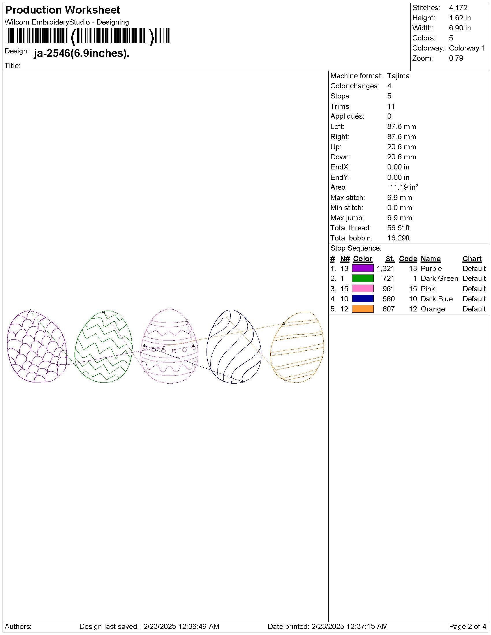 Easter Egg Embroidery Design Pes Dst Exp Hus Jef Sew Vp3 Xxx, Easter ...