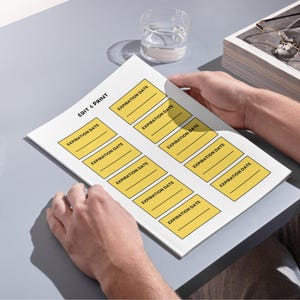 Editable Expiration Date Sticker Template Printable Food Storage Label ...