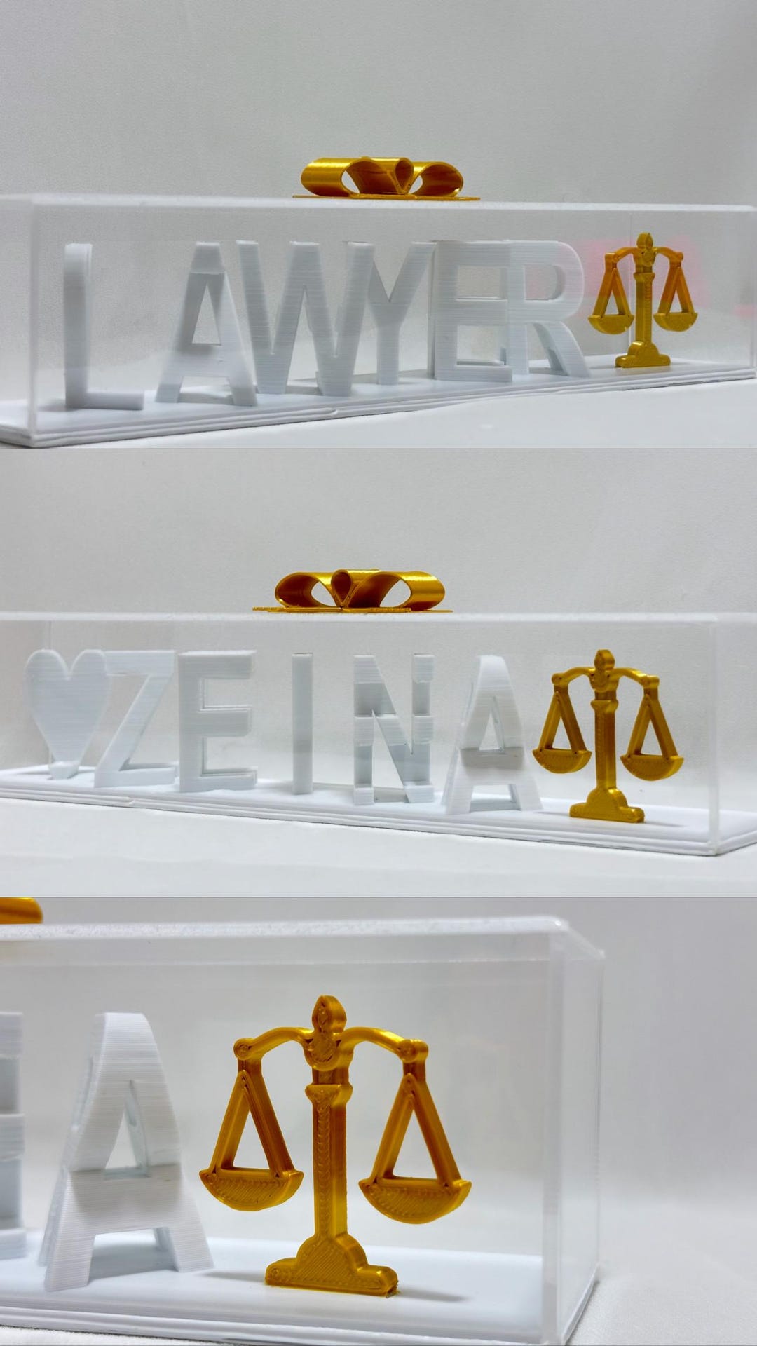 Personalized Lawyer Flip Name Plate: Custom Dual Name Gift - Etsy
