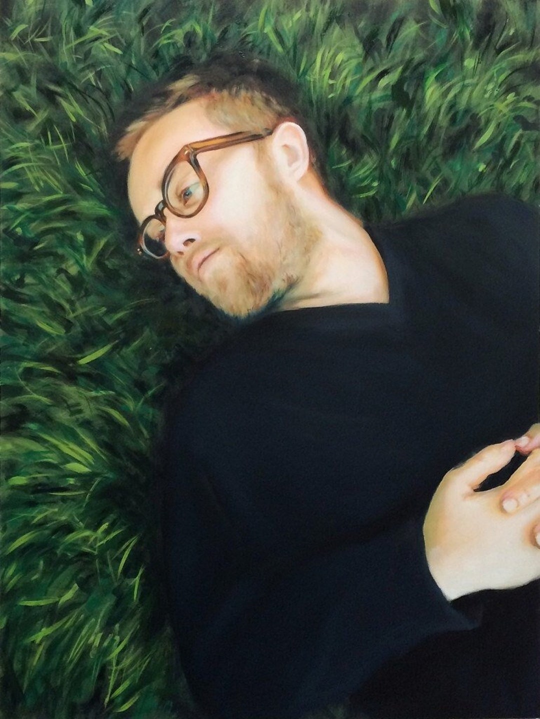 Portrait of Matt, Original Oil on Cradled Wood Panel - Etsy