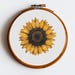 Sunflower Cross Stitch Pattern PDF | Digital Embroidery Design ...